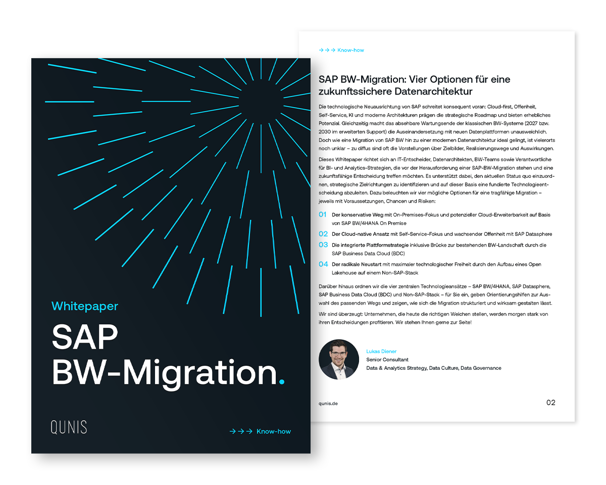 Herausforderung SAP BW-Migration, vier Optionen und auf was Sie achten sollten!